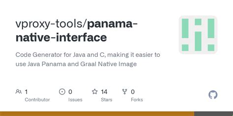 GitHub Vproxy Tools Panama Native Interface Code Generator For Java And C Making It Easier
