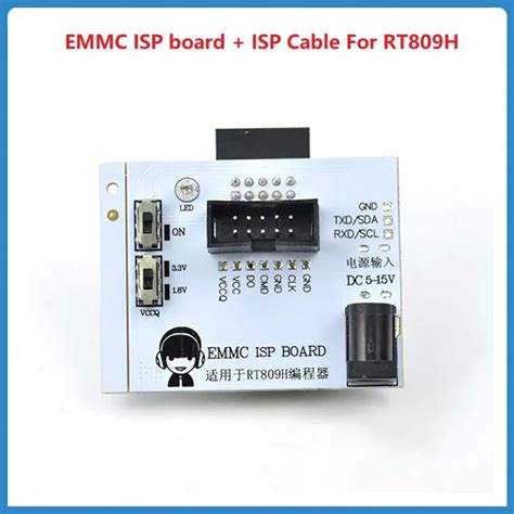 RT H EMMC ISP Board Add ISP Cable Flying Wire Inline Read Write Conversion Board RT Programmer