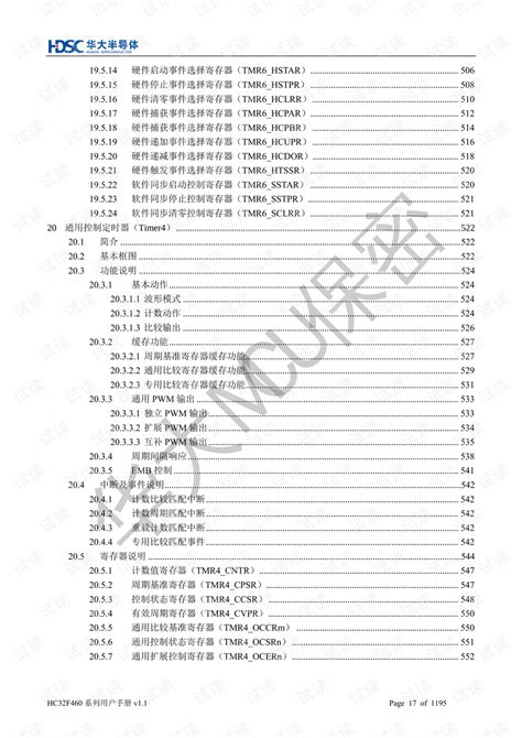 Hc32f460系列：国产arm Cortex M4微控制器详细手册 Csdn文库