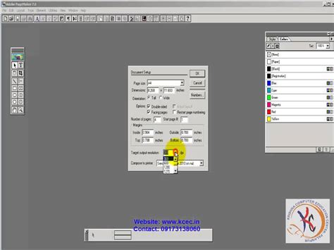 Pagemaker Tutorial In Hindi 2 Final Work Pagemaker Pagebasic Youtube