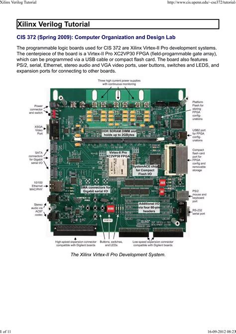 Xilinx Verilog Tutorial Pdf Computer Peripherals Computing