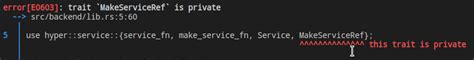 makeserviceref is private again · issue 2148 · hyperium hyper · github