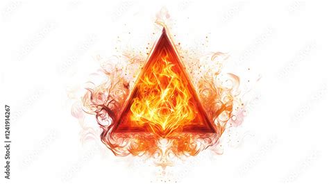Fire Alchemy Elemental Tattoo Design On White Background Alchemy Fire