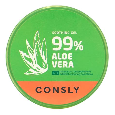 Гель успокаивающий с экстрактом алоэ вера CONSLY Aloe Vera Soothing Gel ...