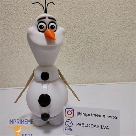 🎄 Alexa Echo Dot Olaf・ Stl File For 3d Printing・cults