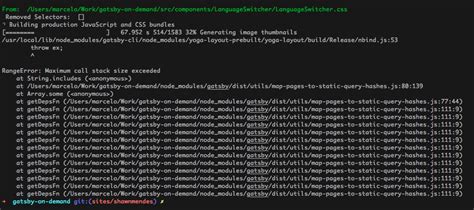 RangeError Maximum Call Stack Size Exceeded Map Pages To Static Query Hashes Js Issue