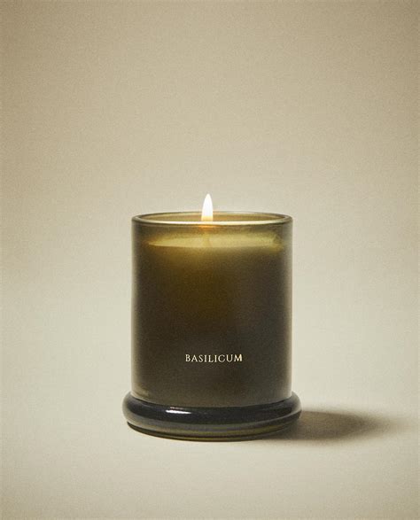 150 G Basilicum Scented Candle Zara Home Ireland