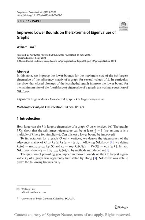 Improved Lower Bounds On The Extrema Of Eigenvalues Of Graphs