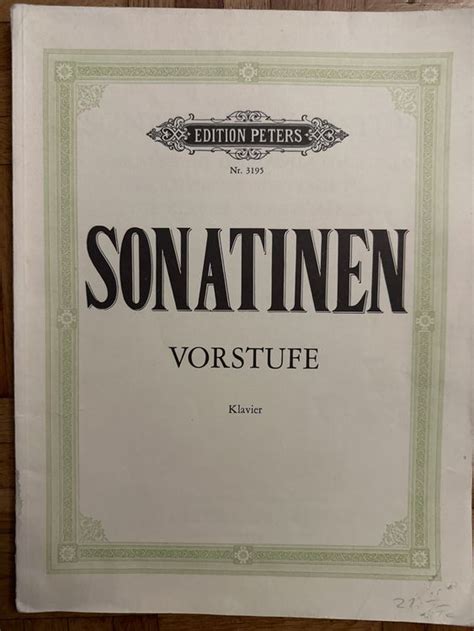 Sonatinen Vorstufe Klavier Gebraucht in Rümlang für CHF mit Lieferung auf Ricardo kaufen