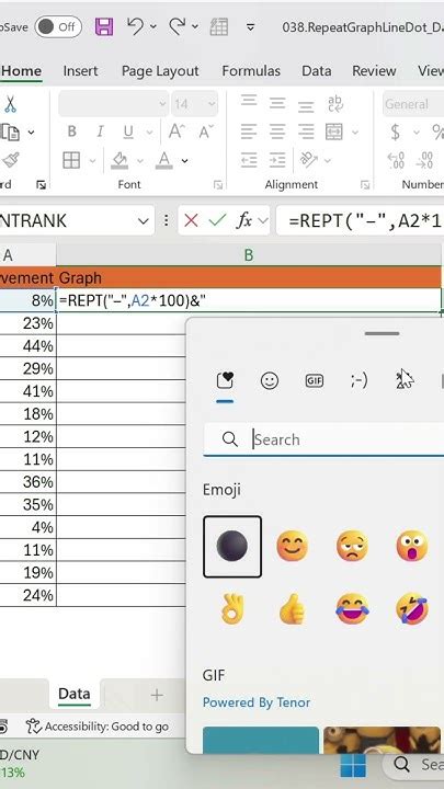 Excel Chart Trick With The Repeat Function Excel Excelgraphs