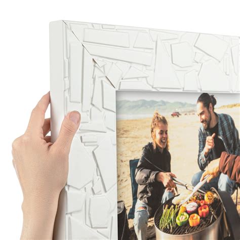 Arttoframes 12 X 18 White Shatter Modern Picture Frame 12x18 Inch