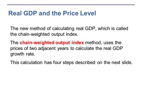 Chain Weighted Measure Of Real Gdp Ellisnwhitney