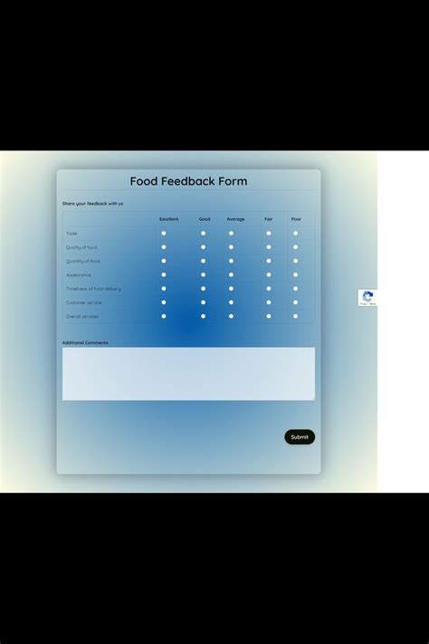 Improve Your Food And Service With Our Feedback Form
