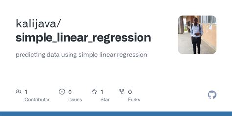 Github Kalijava Simple Linear Regression Predicting Data Using