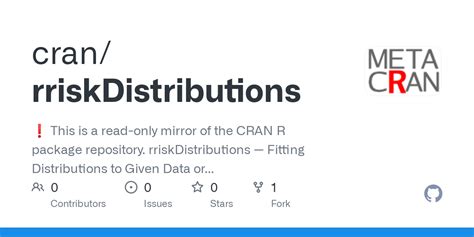 Github Cran Rriskdistributions Exclamation This Is A Read Only Mirror Of The Cran R Package