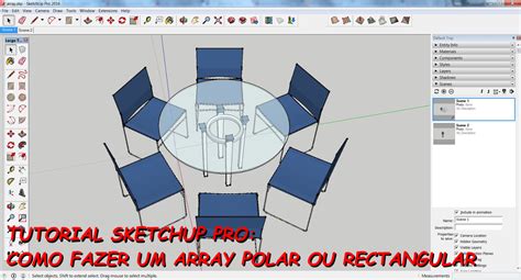 Array Polar E Rectangular No Sketchup Sketchup Portugal