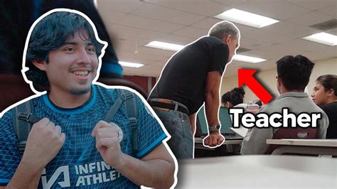 Sneaking Into My Friends Class Youtube