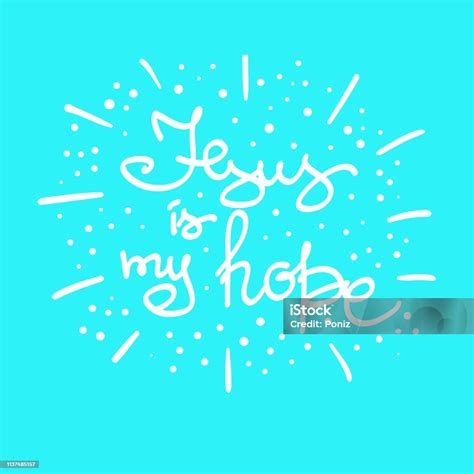 예수 나의 희망 동기 부여 인용 글자 종교적인 포스터입니다 포스터 기도 책 교회 전단지 티셔츠 가방 엽서 스티커 용으로 인쇄