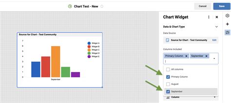 Unable To Create Bar Chart From Two Columns That Are Not Adjacent To Each Other Smartsheet