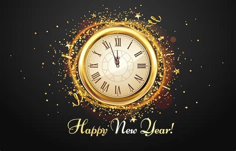 Premium Vector New Year Countdown Watch