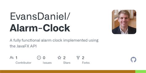 Github Evansdanielalarm Clock A Fully Functional Alarm Clock Implemented Using The Javafx Api