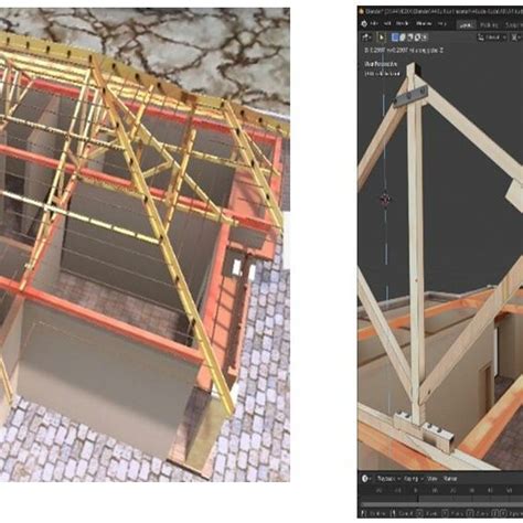 Use Of Augmented Reality Media For Wooden Roof Construction Materials