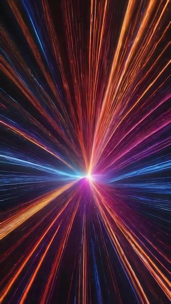 Premium Photo Abstraction From Light Laser Beams Optical Aberrations
