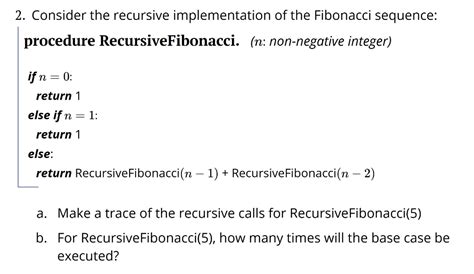 Solved Consider The Recursive Implementation Of The Chegg