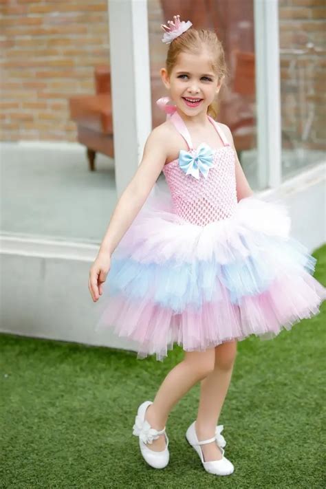 공주 스커트 요정 드레스 사진 소품 소녀 투투 드레스 생일 파티 아기 소녀 요정 공주 투투 드레스 Tt052kdresses