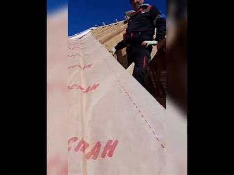 Ветро-гидро защита кровли в ендове - YouTube