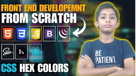 css hex colors {frontend web development full course from scratch
