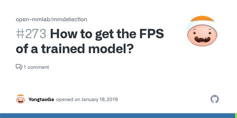 How To Get The FPS Of A Trained Model Issue Open Mmlab Mmdetection GitHub
