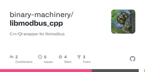 GitHub Binary Machinery Libmodbus Cpp C Qt Wrapper For Libmodbus