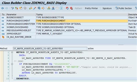 Sap Abap Central S4 Purchase Order Flexible Workflow Agent Determination By Badi