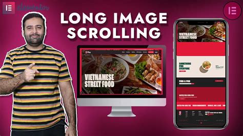 How To Add Long Image Scrolling In Elementor Easy Without Plugin Youtube