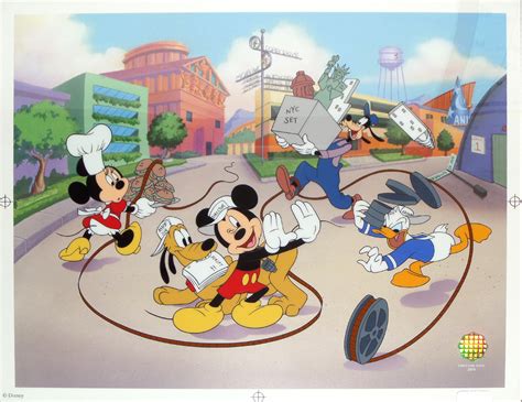 Movie Magic With The Fab Five Limited Edition Sericel Id Octdis3026 Van Eaton Galleries