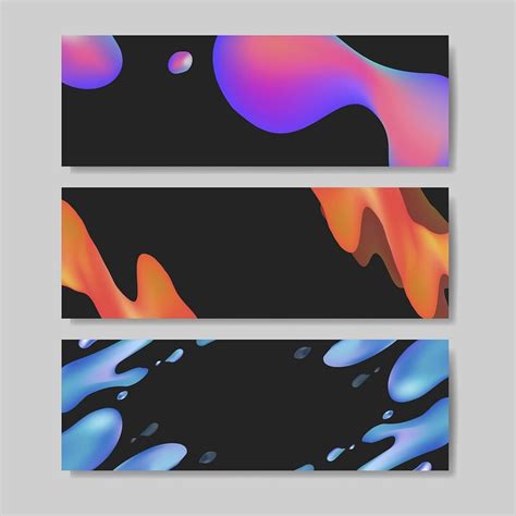 Colorful Fluid Gradient Banner Vector Premium Vector Rawpixel