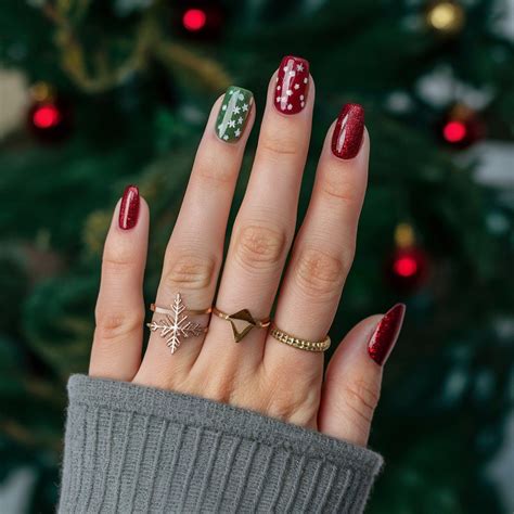 Simple Christmas Nails Festive And Easy Designs For The Holidays