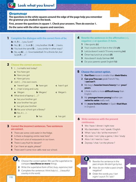 Check And Reflect A1 Pdf Grammar Syntax
