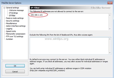 How To Setup FTP Server With FileZilla Server Software WinTips Org