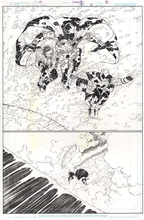 All Star Batman 5 Page 8 Splash John Romitajr Comic Art Sale