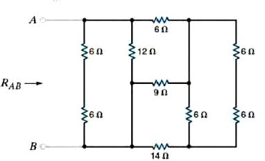 Solved What Is The Total Resistance For The Following Chegg Com