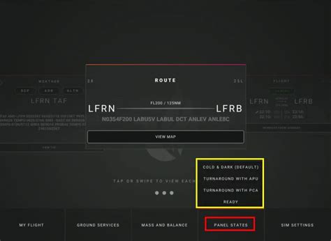 Simvol FS Tutorials A Fenix List Of EFB Pages