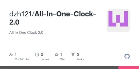 Github Dzh121all In One Clock 20 All In One Clock 20