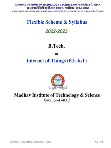 I Sem Syllabus Ee Iot 2022 23 Pdf Internet Of Things