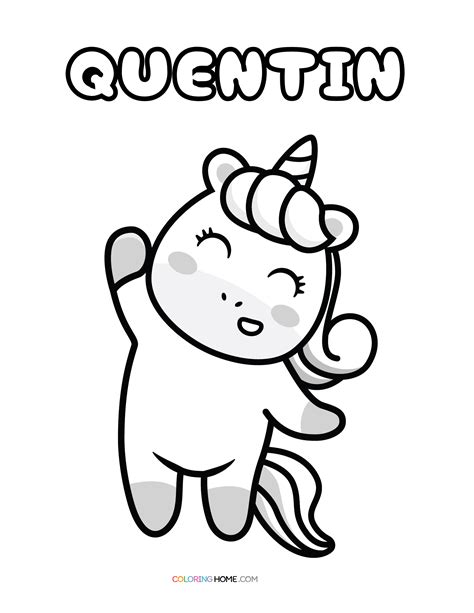 Quentin Name Coloring Pages Coloring Nation