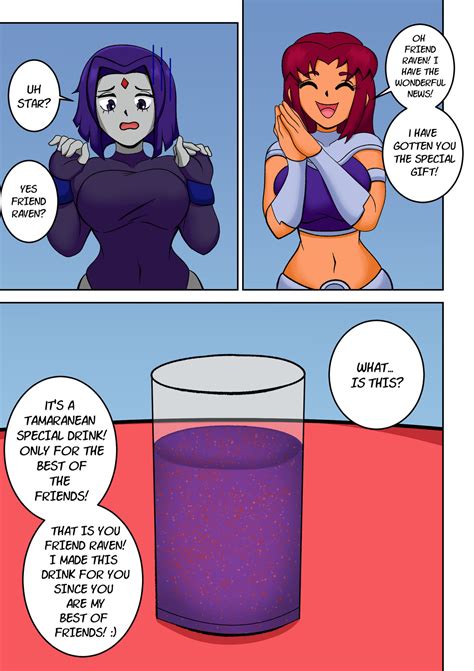 Ravens Cosmic Sip Page 1 By Themaintummy On Deviantart