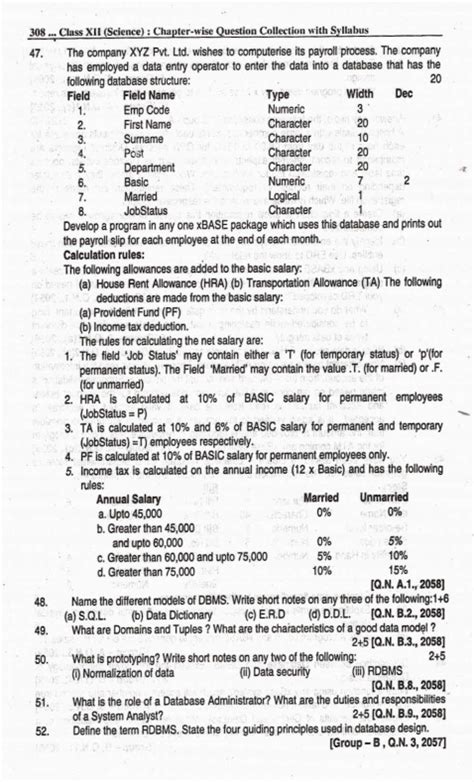 Neb Class 12 Computer Science Past Year Question Collection Nepali Educate Nepali Educate