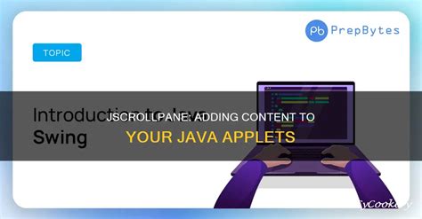 Jscrollpane Adding Content To Your Java Applets Cycookery