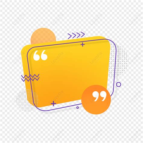 Geometric Yellow Gradient Quote Text Boxinfosquare Png Picture And